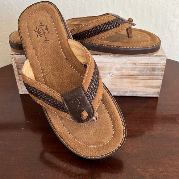 Jamaica Jaxx | Shoes | Jamaica Jac New Leather Sandy Toes Flip Flops ...